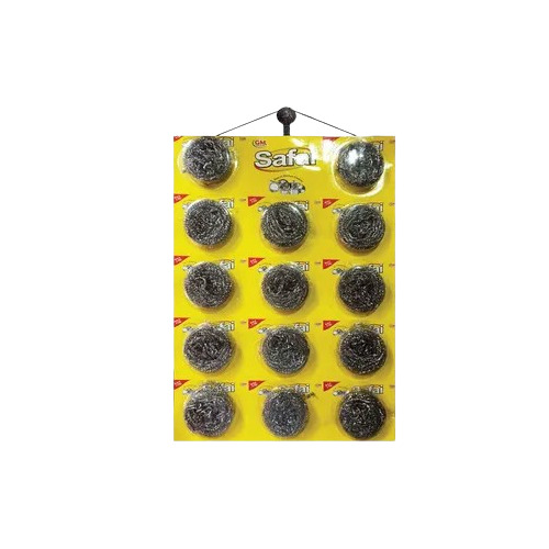 Smooth Edges And Long Lasting Safai Stainless Steel Scrubber 14 Pcs ...