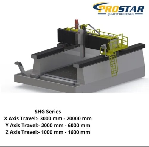Gantry Moving Double Column Machining Centre Capacity: 10000 Ton/Day at ...