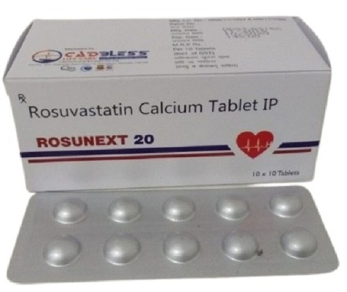 Rosunext 20 Calcium Tablet Shelf Life: 1 Months at Best Price in Arantangi | Mk Pharmacy