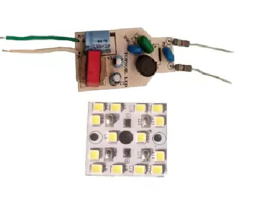 White 6 Watt Ceramic Led Bulb Raw Material With 6500 K Color ...