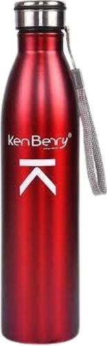 Stainless Steel Round Shape Red Drinking Water Bottle at Best Price in ...