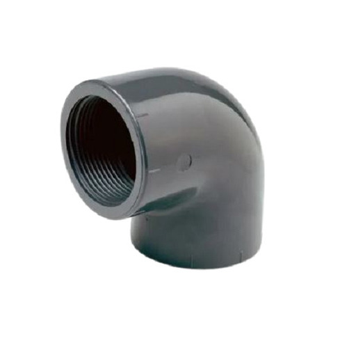 Dark Grey 5 Inches 90 Degree Poly Vinyl Chloride Elbow For Domestic And ...