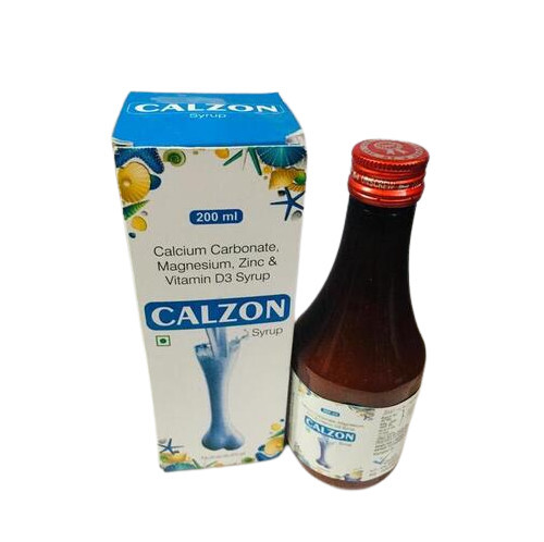 Calcium Carbonate Magnesium, Zinc & Vitamin D3 Syrup at Best Price in ...