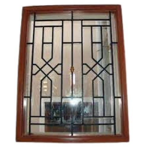 Mild Steel Black Grill Wooden Window Application: Home at Best Price in ...