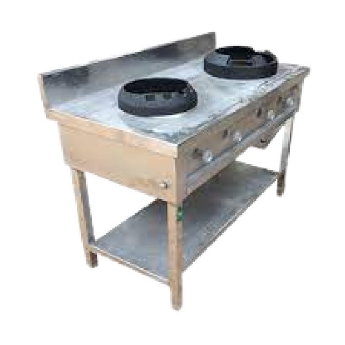 Stainless Steel 6 Mm Thickness 10 Kg Weight Two Burner Range Interior ...