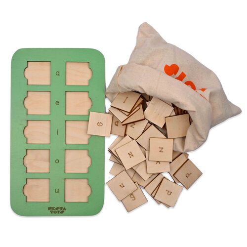 Cvc Board 3 Letter Word Builder Phonics Toy (105 Pcs Set) at 1062.88 ...