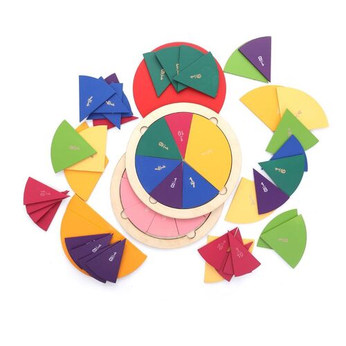 Fraction Puzzle - Montessori Puzzle (57 Pcs Set) at 1712.48 INR in ...