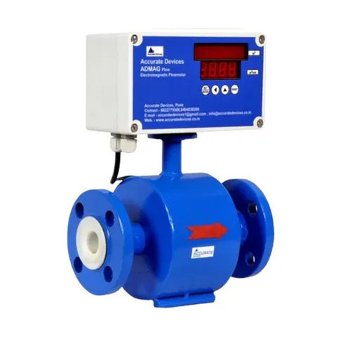 Mild Steel Electromagnetic Flow Meter For Water Fitting Use at Best ...