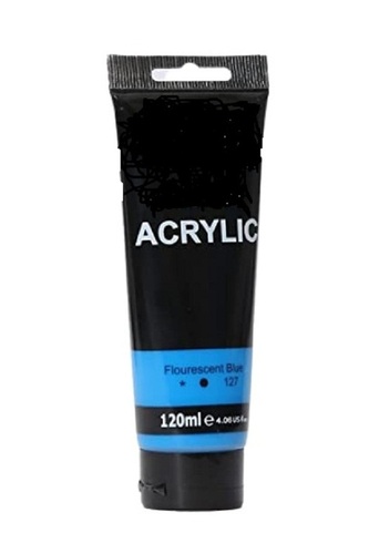 Plastic Dark And Dried Quickly Acrylic Blue Paint Tube Pack Of 1 Pieces ...