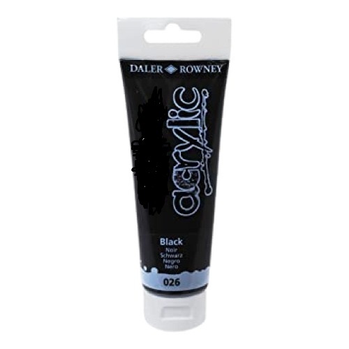 Dark Shadow Matte Finish And Smooth Acrylic Black Paint Tube at Best ...