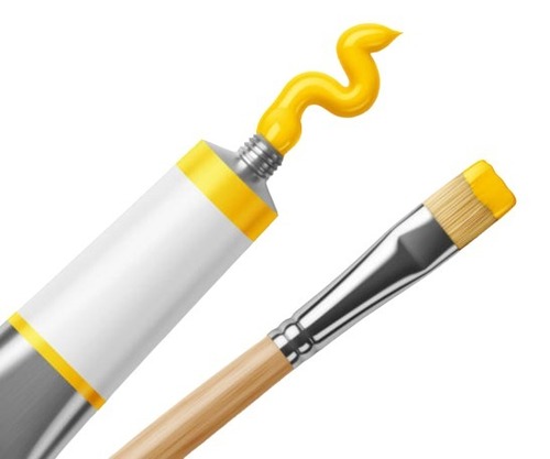 Dark Shadow Matte Finish And Smooth Acrylic Lemon Yellow Tube Pack Of 1 ...