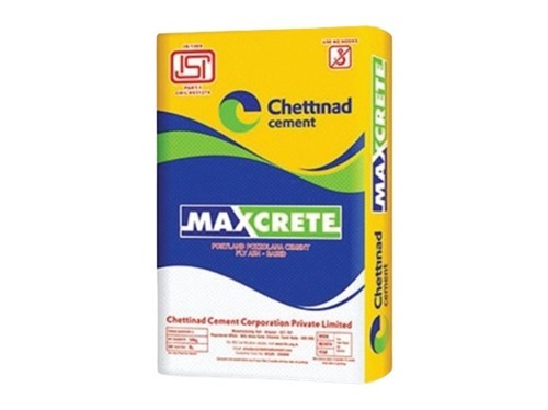 Grey Compressive Strength 43 Mpa Chettinad Max Create Cement at Best ...