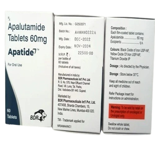 Apatide Tablet 60Mg (Apalutamide Tablet) at Best Price in Delhi ...