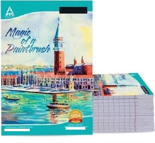 Strong Binded Rectangular Light Weight Clear Paper A4 Size Notebook For ...