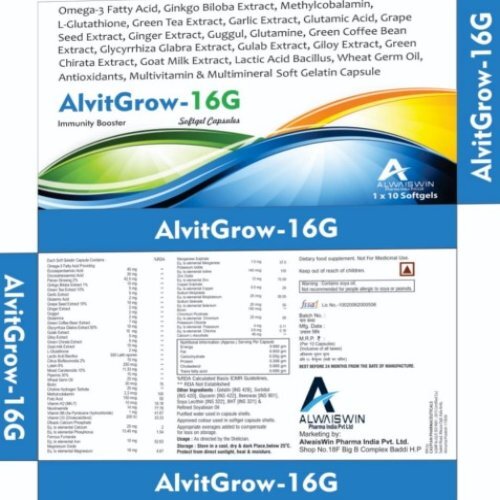 Alvitgrow-16 G Softgel And Coated Cap at Best Price in Solan ...