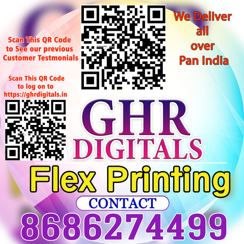 Flex Banner Printing Services in Vidya Nagar, Hyderabad - Ghr Tech World