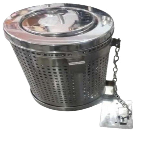 Chrome Veer Stainless Steel Railway Dustbin at Best Price in Delhi ...