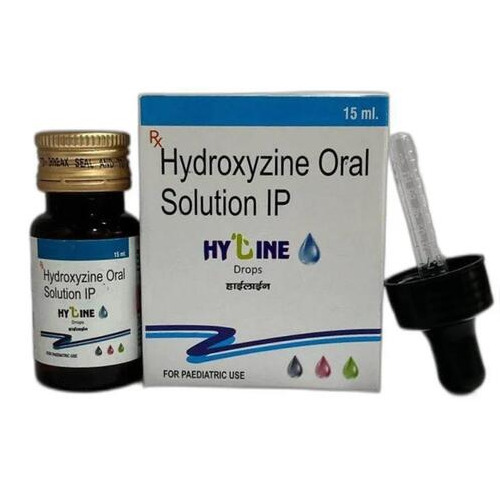 Tranmperent Hyline Drop Hydroxyzine Oral Solution Ip 15ml at Best Price ...