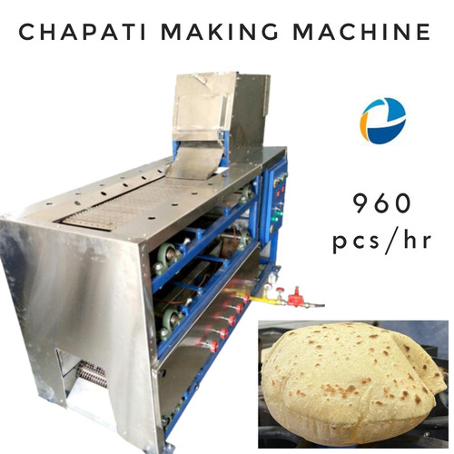 Automatic Roti Chapati Making Machine With Conveyor Capacity: 16 Pcs ...
