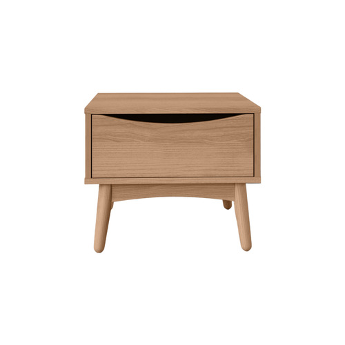 Solid Wood Natural Austin 1 Drawer Nightstand Indoor Furniture at Best ...