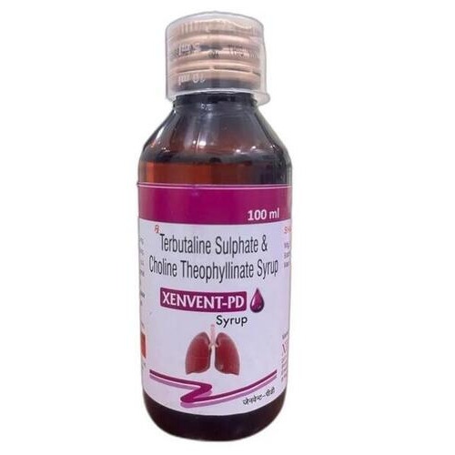 Terbutaline Choline Theophyllinate Syrup Xenvent-pd Cough Syrup at Best ...