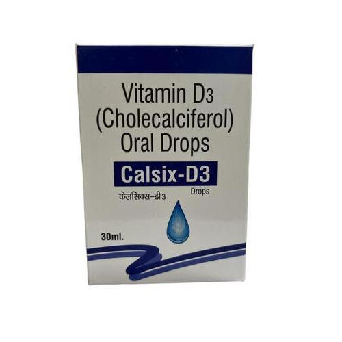 Concentrated Vitamin D3 Solution Ip Calsix D3 Drop at Best Price in ...