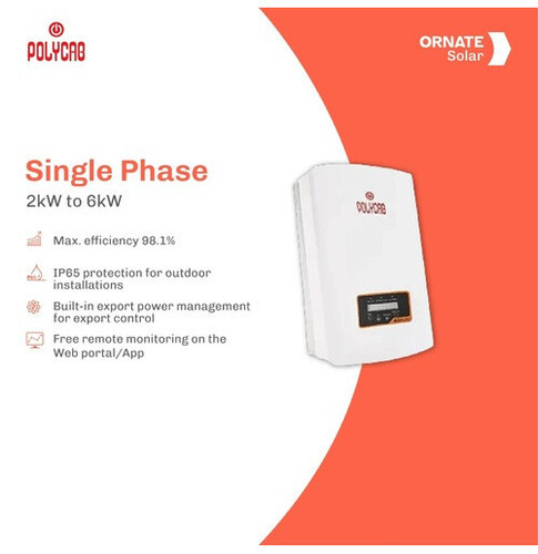Polycab Single Phase Solar Inverter 2Kw To 6Kw at Best Price in New ...