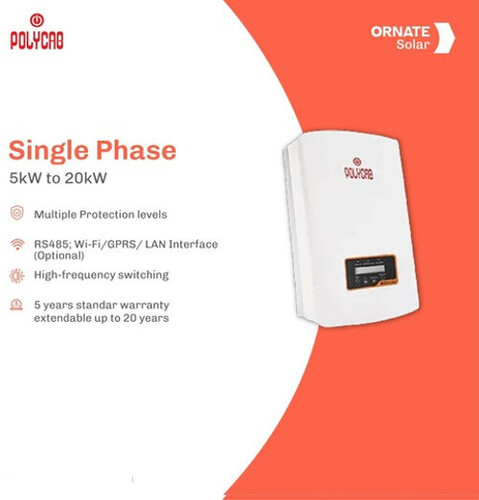 Polycab Three Phase Solar Inverter 5Kw To 20Kw at Best Price in New Delhi | Ornate Agencies Pvt ...