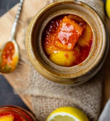 Sour Taste Lemon Pickle, No Preservatives Used at Best Price in ...