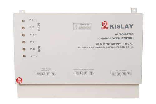 Siemens Grey White Kislay Three Phase (fp) Automatic Changeover Switch ...