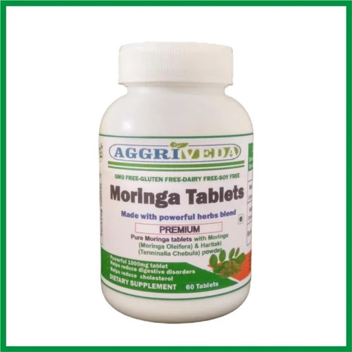 Ayurvedic Moringa Tablets 1000 Mg Application: Industrial at Best Price ...