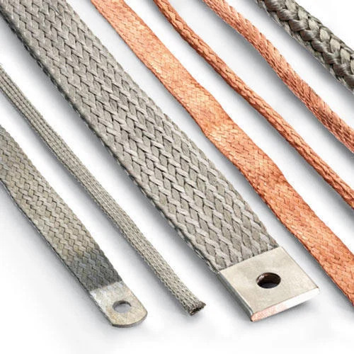 Bare Copper Flexible Earthing Strap 4 To 50 Sq Mm Size Non