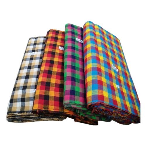 Colourfastness Multi Color Handloom Fabrics For Clothing at Best Price ...
