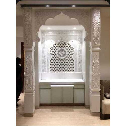 White Color Decorative Acrylic Pooja Mandir at Best Price in Ahmedabad ...
