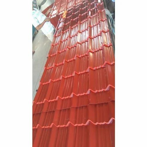 Steel / Stainless Steel Rectangular Tile Profile Roofing Sheet at Best ...