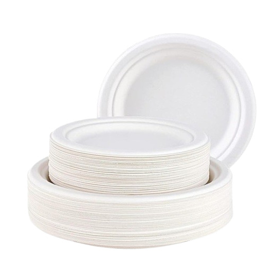 Disposable Sugarcane Paper Plates at Best Price in Delhi | Gutargoo