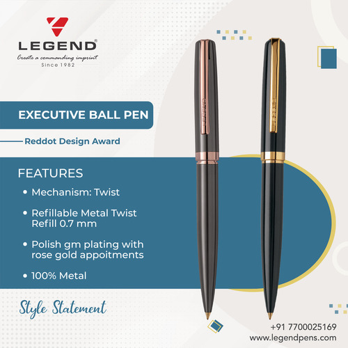 Metal Ball Pen And Roller Pen Gift Set at Best Price in West Delhi ...