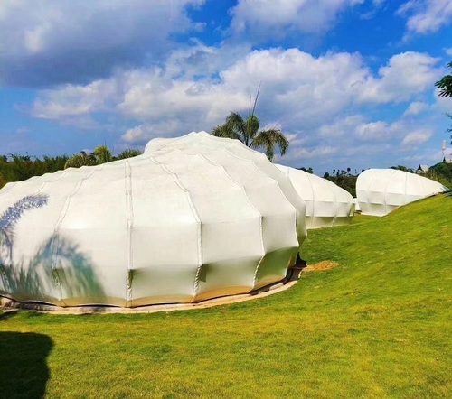 Membrane Structure Round Hotel Shed at Best Price in Shenzhen | Zhongke ...