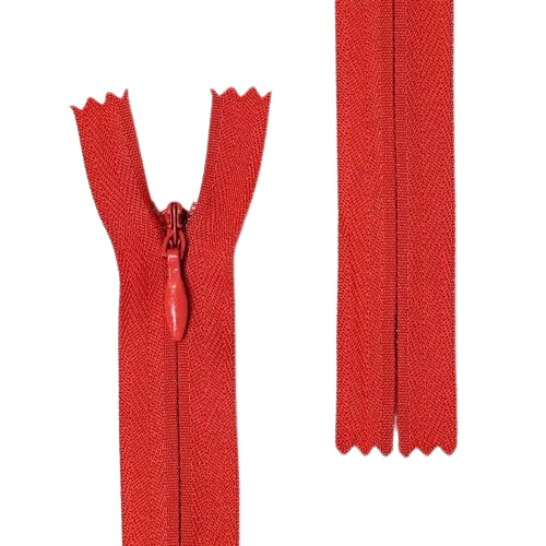 Red Color Premium Concealed Invisible Zipper at Best Price in Delhi ...