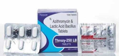 Azithromycin And Lactic Acid Bacillus Tablets 10x5 Tablets Pack at Best ...