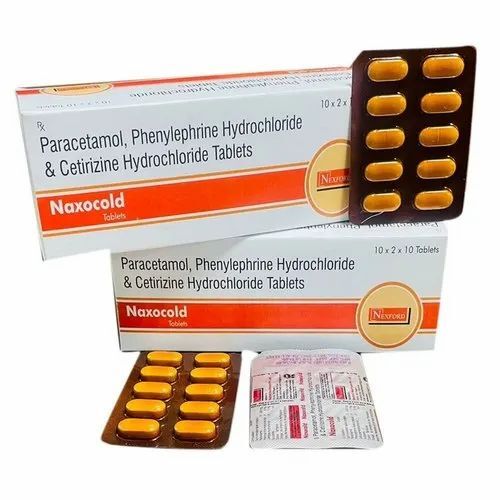 Paracetamol Phenylephrine Hydrochloride And Cetirizine Hydrochloride ...