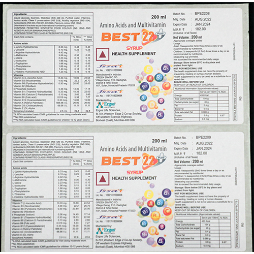 Bottle Label at Best Price in Amritsar, Punjab | Shivam Label