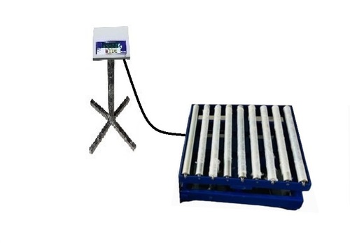 Ss Roller And Ms Base Platform Scales 200kg 600x600 at Best Price in ...