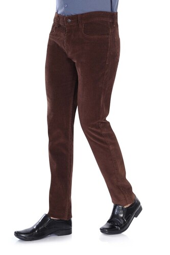 Cape9 Ar Corduroy Jeans For Men Regular Fit Clean Front Trouser (30 ...
