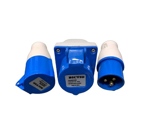 Heat Proof Industrial Plugs And Sockets, 16a 3 Pin at Best Price in ...