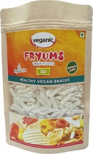 Wel Live Fried Fryums - 50 G Bag, Crunchy Curve-shaped Snack With ...