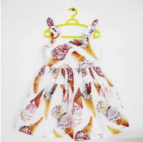 Premium Kids Sleeveless Frock - Soft Fabric, Multi Color, Lightweight ...