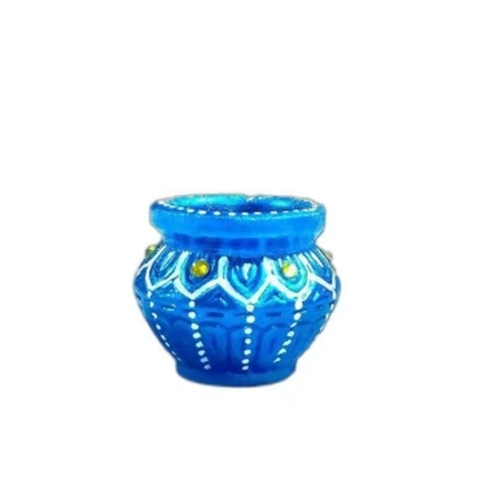 Decorative Matki Diya - Clay, 2 Inch | Multicolor, Incandescent ...