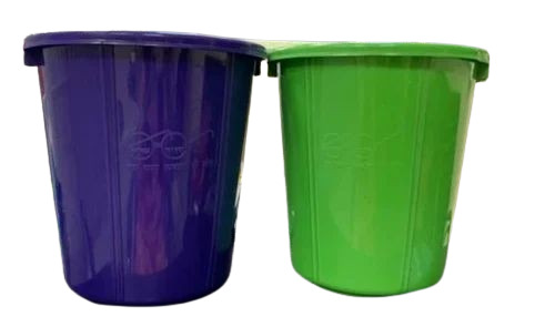 Hdpe Plastic Dustbin - 10 Liter Capacity, 12*11*11 Inch Size, Durable ...