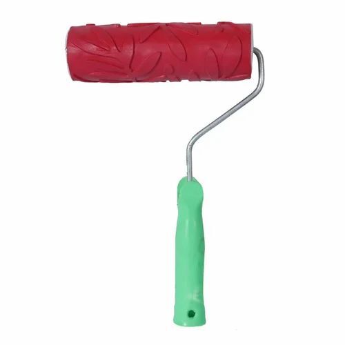 Rubber Rollers - Natural Rubber, 2x7 Inches, Red Color | Multicolor ...